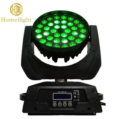 China 36pcs 18W RGBWA UV 6in1 Beam Zoom Wash LED Moving Head Light with Advanced Technology for sale