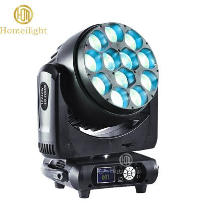 China 12x40w Super Beam Light 4 in 1 rgbw Wash 40w Effect Led Zoom Moving Head for Stage Lighting for sale