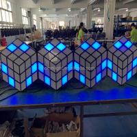 China Professional Lease commercial activity lighting equipment 3D magic cube wall for performance Singing Contest for sale