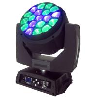 China 19pcs*15W LED Bee Eye LED Zoom Moving Head Light RGBW With Multiple Strobe Effects for sale