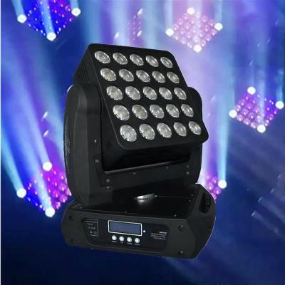 China Hot Sale Party Lighting 25*10W LED Matrix Moving Head Light Cool Colorful Disco Light Stage Professional Equipment for sale