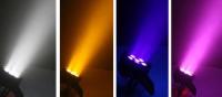 China 18pcs RGBWAUV 6IN1 Flat Par Lights for Silent Wedding Palace Uplight DMX512 Control Mode for sale