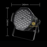 China 90 Ra 200 lm/w 54pcs*3w RGB3in1 DMX512 Disco LED Par Lights for Stage Lighting Equipment for sale