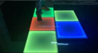 China LED Touch Sensitive Dance Floor Tile For DJ Disco Night Club RGB LED Interactive Dance Floor for sale