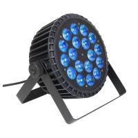 China Disco Lighting 18x18w Slim LED Par Light Stage Aluminum Shell Uplight for sale