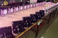 China 6in1 LED Battery Par Light Wireless 9pcs 18w For Event Stage Dj Bar Night Club Wedding for sale