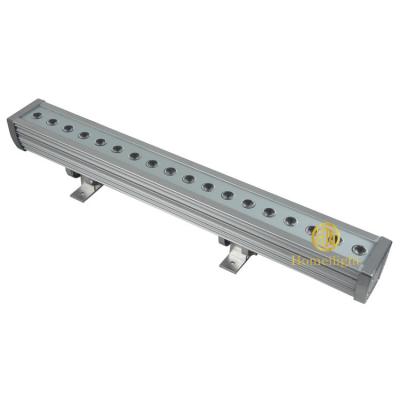 China DMX IP65 18pcsx3W RGB LED Wall Washer Lights , Stage Decorative Bar Lights for sale