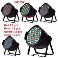 China Professional 54x3W RGBW LED Par Light Uplights Stage Lights for Church for sale
