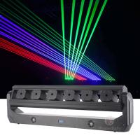 China Portable DMX512 Laser Light 6 Eyes RGB Beam Laser Moving Head Laser Light for sale