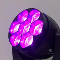 China Moving Head Lights 7*40W LED Zoom Beam Wash for Bar Night Club Event Church Castle for sale