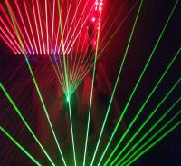 China Thick Beam Effect Patterns DJ Equipment 8 Eyes RGB Laser Light for sale