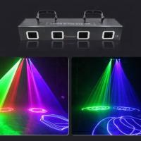 China 4 Eyes Laser Light RGB 3in 1 Master Slave Control Mode DJ Disco Party Laser Light For Sale Stage Show for sale
