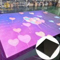 China Interactive Restaurant Tempered Glass 3D Portable LED Screen for Church Moving IP33 for sale