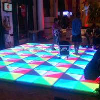 China Best Price RGB Led Dance Floor For New Year Party Christmas Reunion panel light Event Tiles Tshow Studio Livingroom for sale
