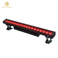 China 18x18W RGBWAUV 6IN1 LED Wall Wash Bar Light for Buliding Garden Project for sale