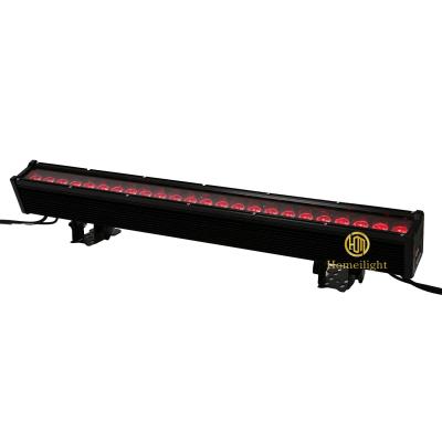 China 40000 Hours Working Time RGBWW 5IN1 Laser Light Equipment LED Wall Washer Bar 24pcs for sale