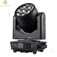 China 95 Ra Homei 7*40W LED Moving Head Stage Light Mini Zoom Bee Eye Luces DJ Party Light IP33 for sale