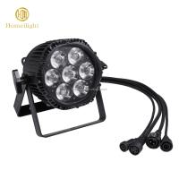 China IP65 7x18w RGBWAUV LED Par Can Lights 6in1 Outdoor Uplights For Night Club for sale