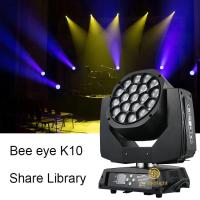 China RGBW 4in1 19 x15W Bee Eye K10 Zoom Wash LED Moving Head Light for Event Concert for sale