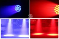 China 15W 4in1 RGBW LED Zoom Beam Wash Moving Head Lighting 6000K for sale