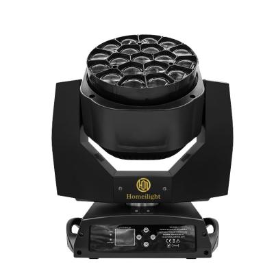 China Sound Control LED Moving Head Light 19x15w K10 Zoom Wash for Church Performances for sale
