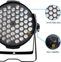 China Lamp Luminous Efficiency 90lm/w 54*3w RGB 3in1 Led Par Light for Church Stage Decoration for sale