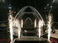 China 600W DMX LED Stage Lights Cold Sparkler Machine for Homei Stage Effect and Security for sale