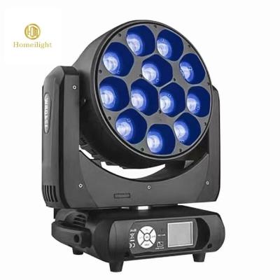 China Homeilight 12*40W RGBW Zoom Beam Led Moving Head Light Wash Stage Light For Church for sale