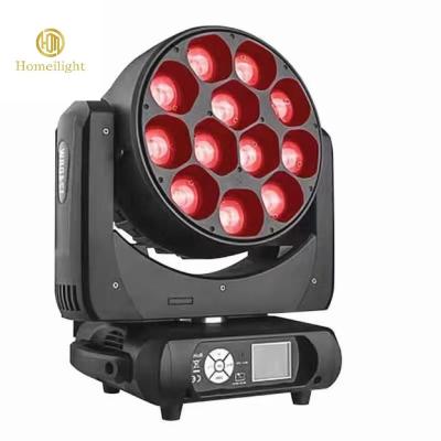 China 12*40W 4in1 RGBW Led Beam Wash Zoom Moving Head Stage Light for DJ Disco Night Club Church for sale