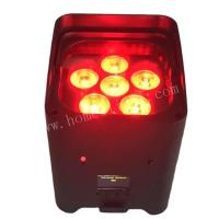 China RGBWA UV LED Uplight 4*18W 6in1 Remote Phone Battery Power 6*18W Wireless Par Lights for sale