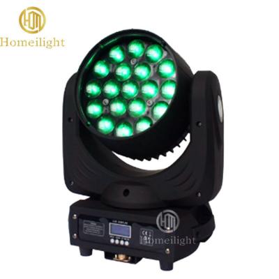 China DJ Luces DMX 19*12w 4in1 Rgbw Zoom LED Moving Head Lighting High Brightness for sale