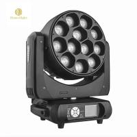 China 12*40W LED RGBW 4in1 Zoom Beam Moving Lights for Club Bar High Power Wash Lights for sale