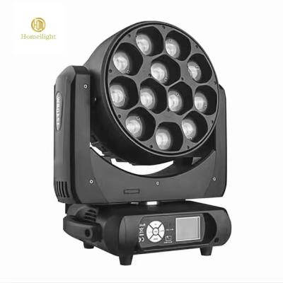 China 12*40W LED RGBW 4in1 Zoom Beam Moving Lights for Club Bar High Power Wash Lights for sale