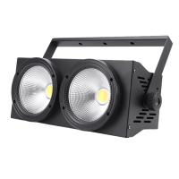 China 2 Eyes LED COB Light Warm And White Color 200W Audience Blinder Lights For Wedding for sale