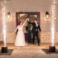 China Aluminum Jetting Height 1-5m Spark Fountain Machine for Breathtaking Wedding Displays for sale