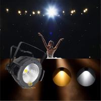 China 100W Warm Cold White DMX Aluminum Case Stage Lights Zoom Theater 2in1 COB LED Par Light for sale