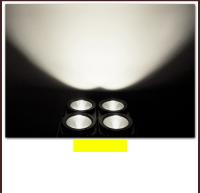China 4*100w COB Warm Cool White LED Blinder Light High CRI Ra 85 Indoor Outdoor Stage Lighting for sale