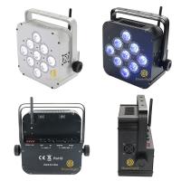 China 9*18W Wireless LED Battery Par Light High Brightness Stage LED Par Light DMX512 for sale