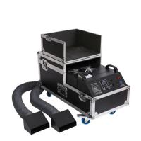 China Double Hoses 2000W 3000W Water Fog Machine For Wedding Party Lying Water Base Smoke Machine for sale