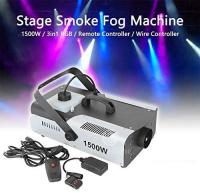 China 1500W RGB 3In1 Colorful LED Bubble and Smoke Machine Fog Haze Machine for sale