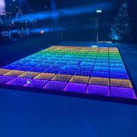 China Light Up Dancefloor Portable Dance Floor LED 3D Mirror Dance Floor For DJ Stage Equipment for sale