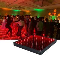 China Popular wedding disco party abyss 3D mirror dance floor portable dancing tiles 3D dancefloor for sale
