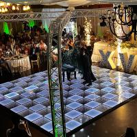 China LED Mirror Dance Floor Lighted Up Infinity Dance Panels 12x12ft for Night Club Lighting for sale