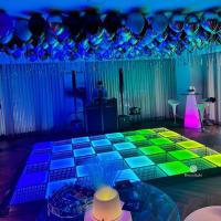 China night club DJ T-shows digital dance floor 50x50cm 3D abyss mirror dance floor for sale