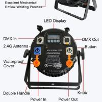 China 12x18W Wireless Battery Par Can RGBWA UV 6in1 IP65 Waterproof Par Light Uplight for sale