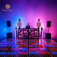 China Wedding Disco Party Golden Starry Dance Floor Waterproof Starlit 3D Mirror Video Dance Floor for sale