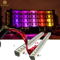 China DMX IP65 18pcsx3W RGB LED Wall Washer Lights , Stage Decorative Bar Lights for sale