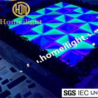 China RGB DMX512 1*1m Dance Floor for Wedding Party Catwalk Stage Show DJ Disco for sale