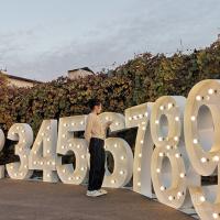 China 4ft Waterproof Illuminated Love Letters for Weddings Plug and Light Installation Way for sale