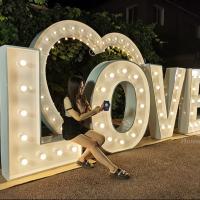 China 4ft Waterproof Illuminated Love Letters for Weddings Plug and Light Installation Way for sale